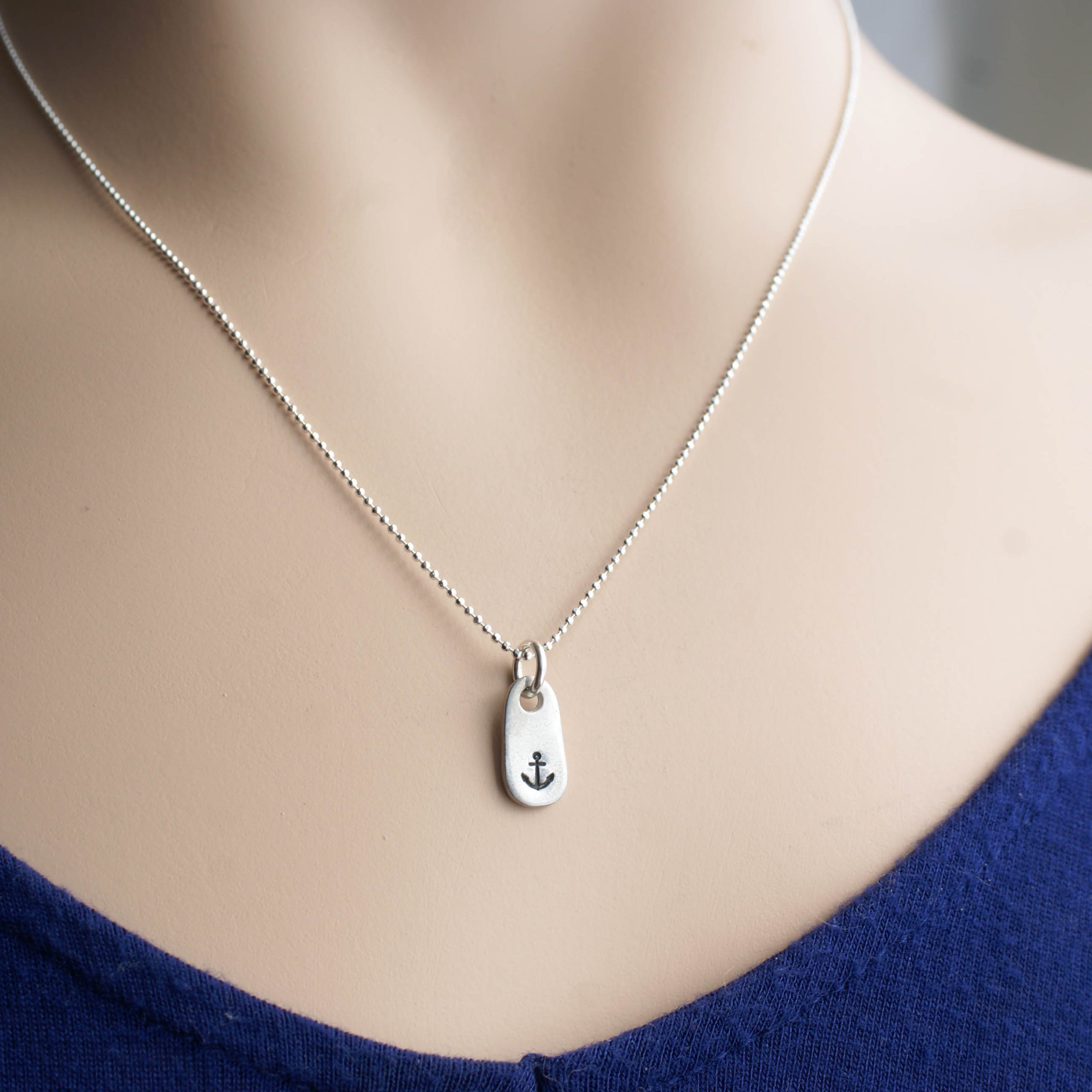 Refuse to Sink Anchor Necklace for Strength and Hope – Simpli Stamped