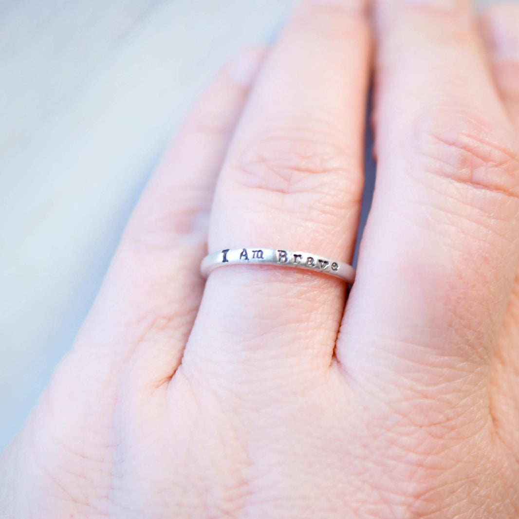 Word of the Year Jewelry | Empowering Rings with Meaning – Simpli Stamped